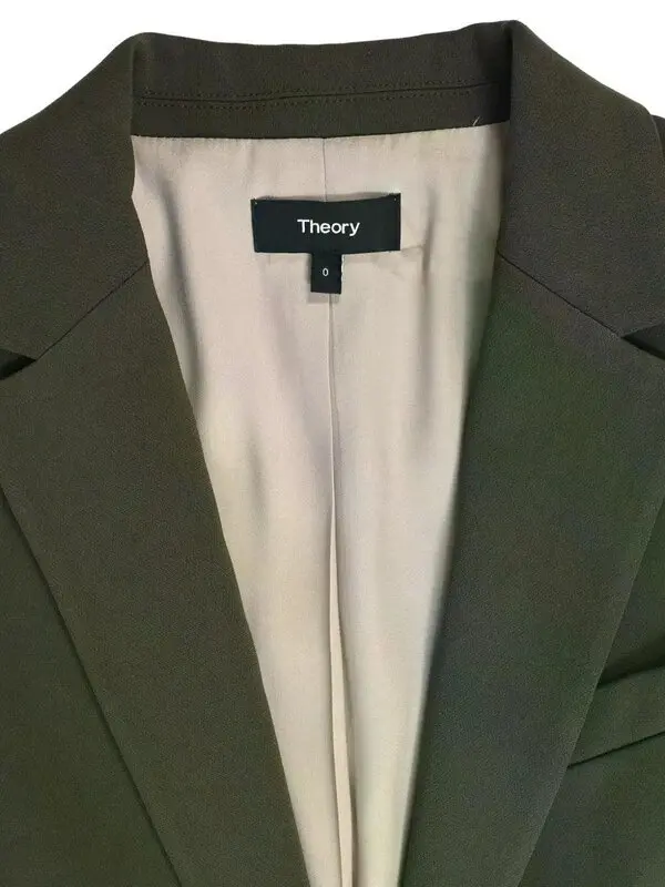 Theory Single-breasted Flap-pocket Blazer