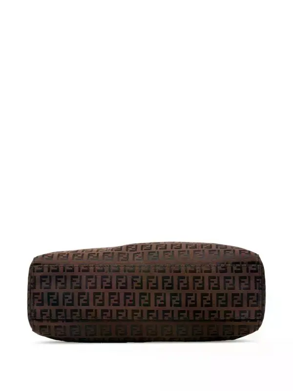 Fendi Zucchino Canvas Tote Bag - Brown