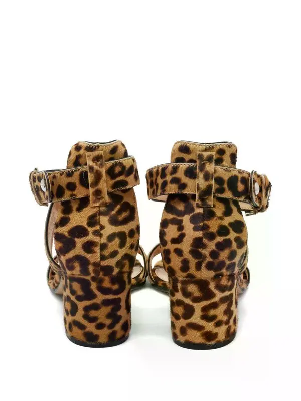 GIANVITO ROSSI 60mm Leopard-print Sandals