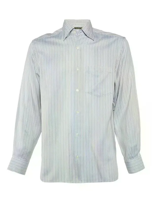 Ermenegildo Zegna Chest-pocket Striped Shirt