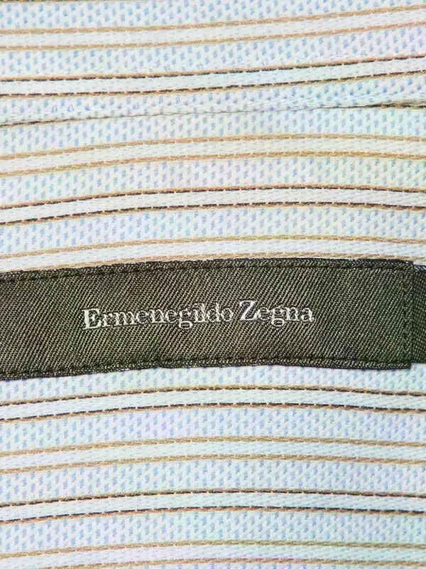 Ermenegildo Zegna Chest-pocket Striped Shirt