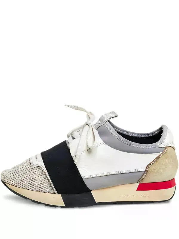 Balenciaga Race Runner Low-top Sneakers - White