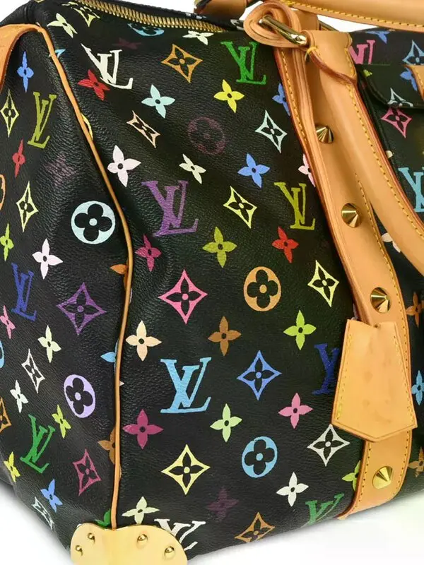 LOUIS VUITTON X Takashi Murakami Speedy 45 Handbag - Black