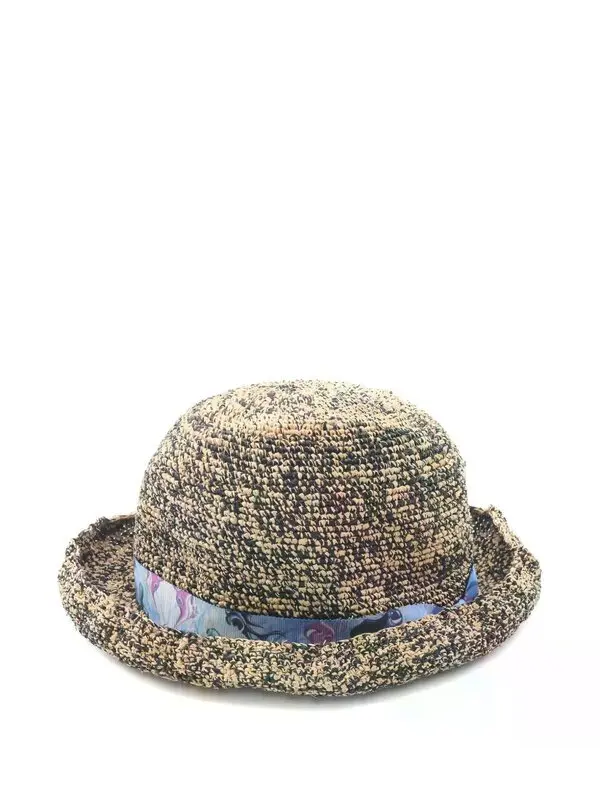 Dior X Kenny Scharf Trimmed Hat - Brown