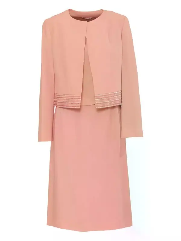 Gianfranco Ferre Cotton Three-piece Skirt Suit