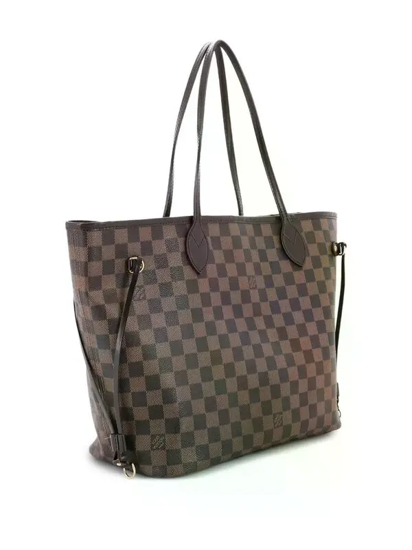 LOUIS VUITTON Neverfull Damier Mm Tote Bag - Brown