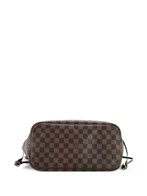 LOUIS VUITTON Neverfull Damier Mm Tote Bag - Brown