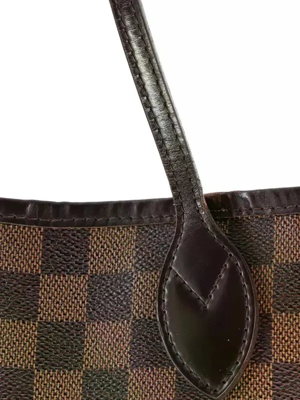 LOUIS VUITTON Neverfull Damier Mm Tote Bag - Brown
