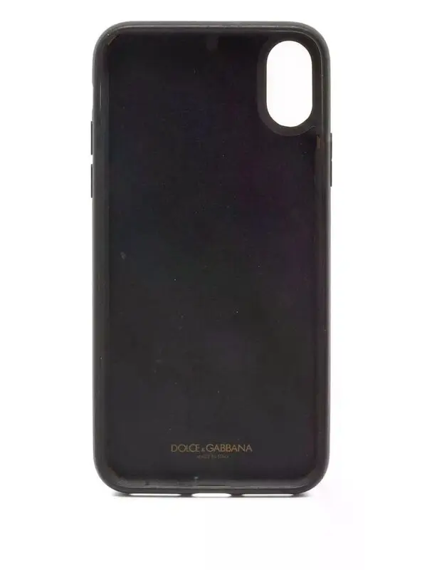 Dolce & Gabbana Leather Iphone X Case - Red