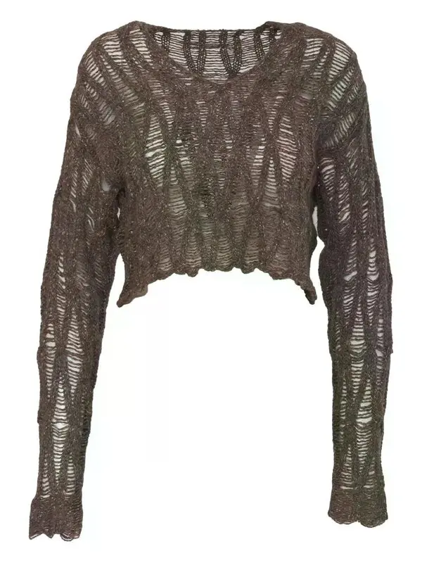 KRIZIA V-neck Wool Sweater