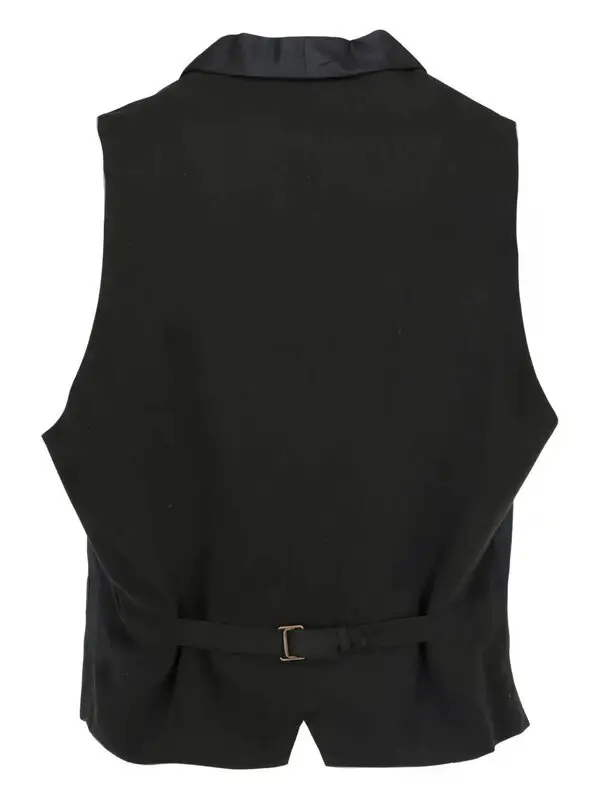 ROMEO GIGLI 1990s Striped Single-breasted Waistcoat