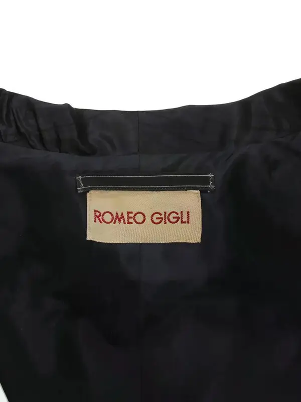 ROMEO GIGLI 1990s Striped Single-breasted Waistcoat
