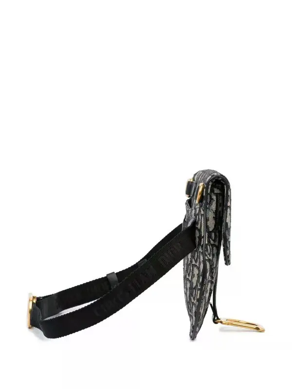 Dior Oblique Saddle Belt Bag - Blue