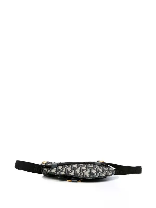 Dior Oblique Saddle Belt Bag - Blue