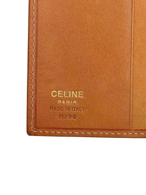 Celine 1996 Macadam Coated Canvas Wallet Long Wallets