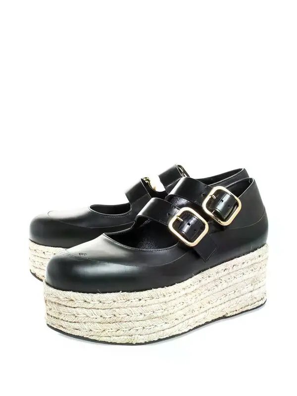 Marni Double-buckle Platform Espadrille