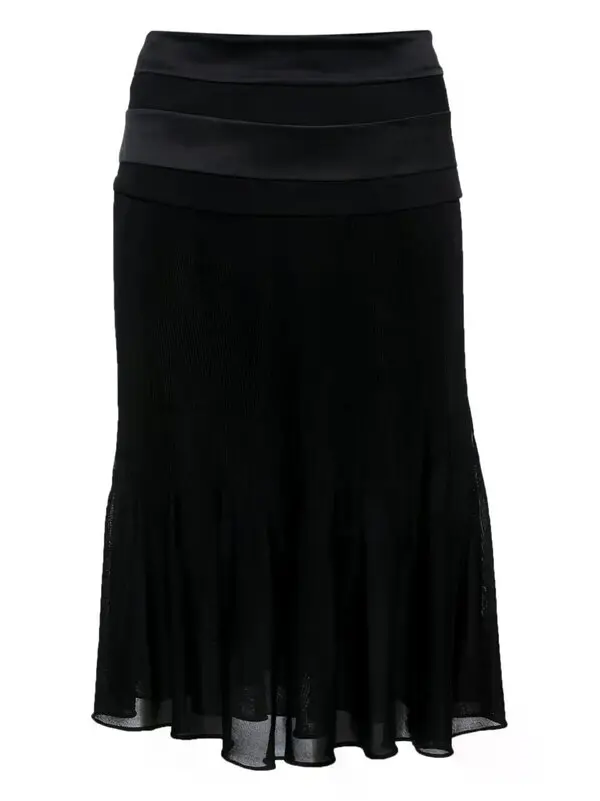 Giorgio Armani Silk Flared Skirt
