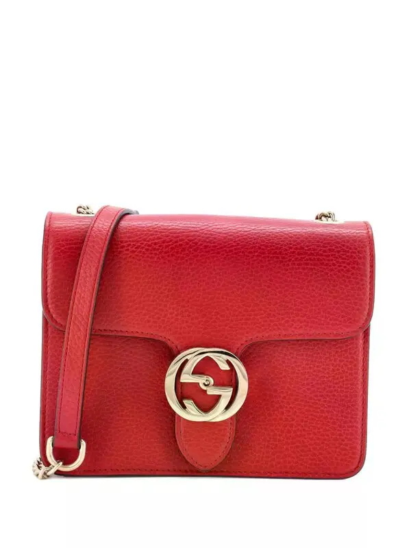 Gucci Interlocking Leather Shoulder Bag