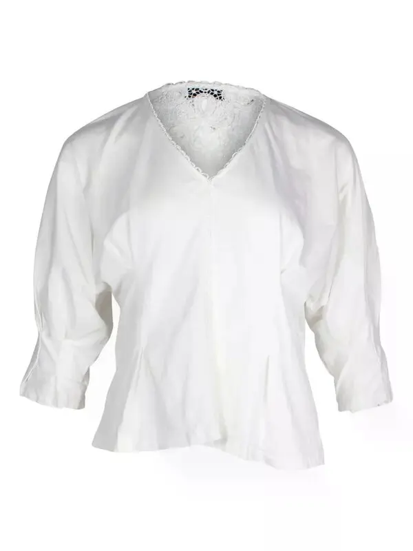 Sandro Lace-insert Dolman Blouse