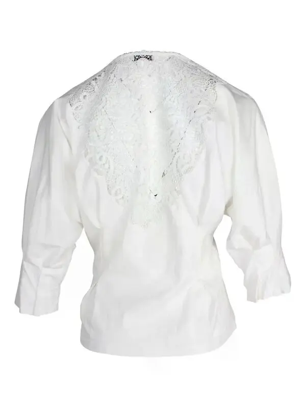 Sandro Lace-insert Dolman Blouse