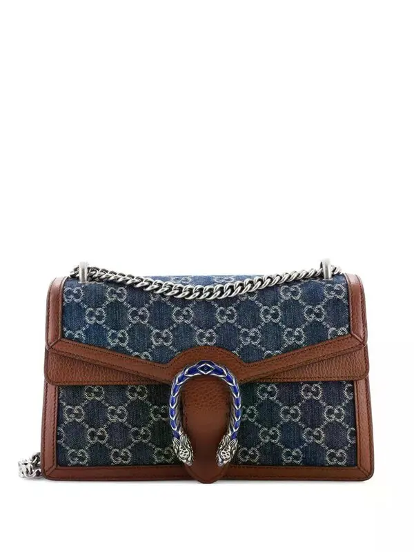 Gucci Dionysus Gg Denim Shoulder Bag - Blue
