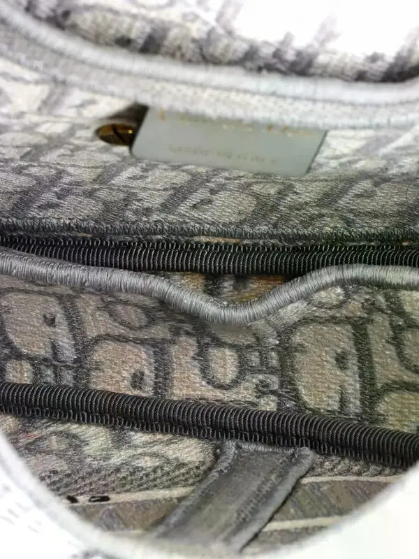 Dior Saddle Handbag - Grey