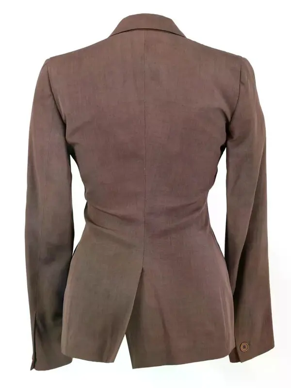 ROMEO GIGLI Single-breasted Blazer - Brown