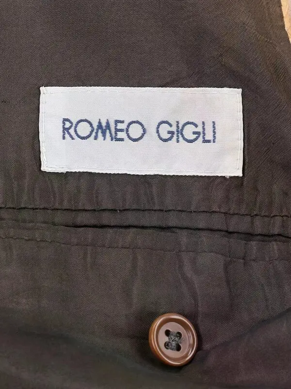 ROMEO GIGLI Single-breasted Blazer - Brown