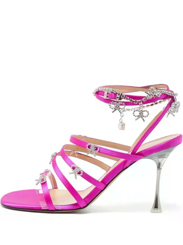 Mach & Mach 90mm Camille Embellished Sandals