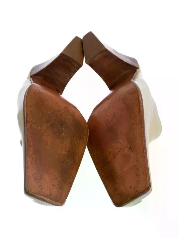SERGIO ROSSI 85mm Square-toe Block-heel Mules