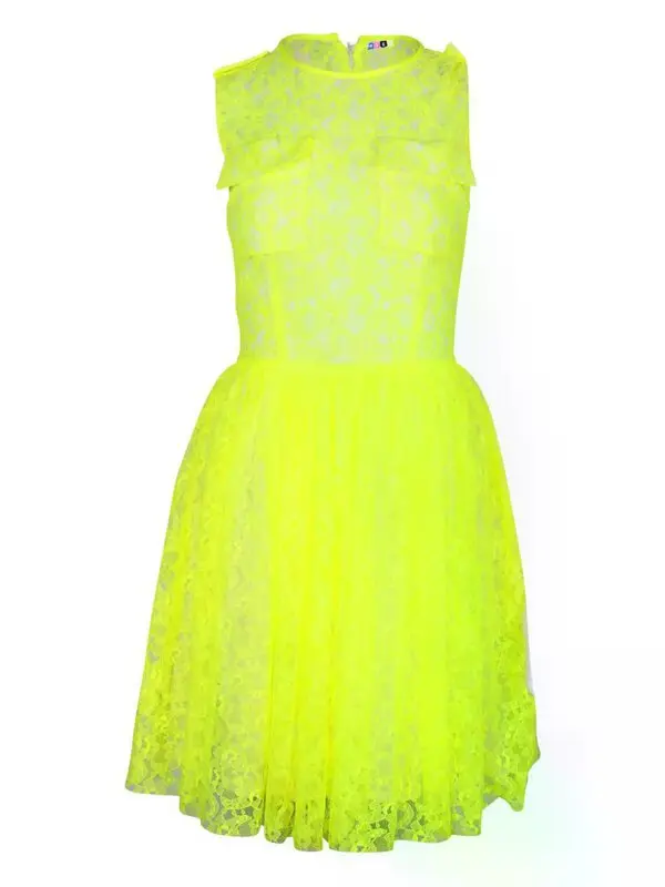 MSGM Lace Sleeveless Mini Dress