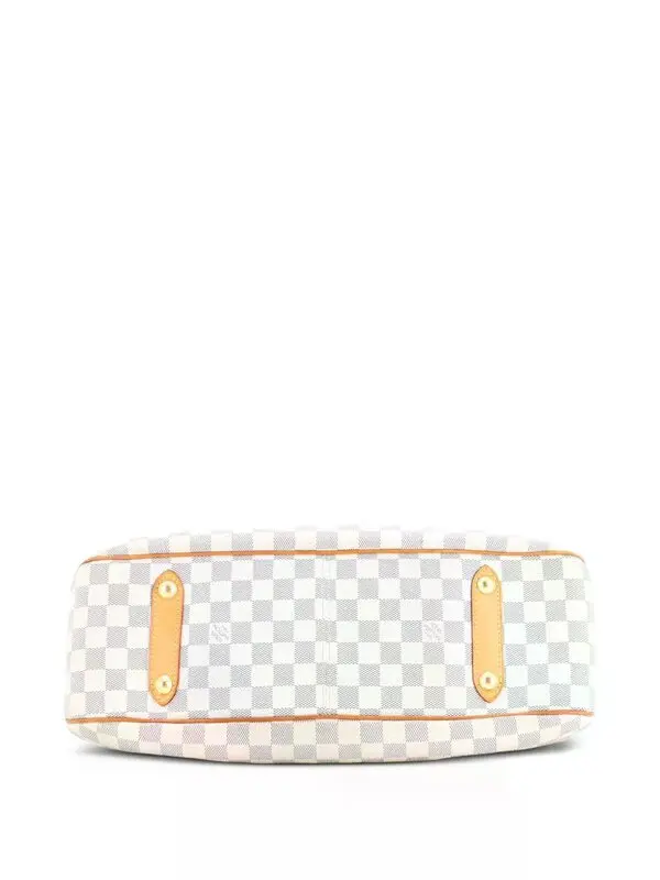 LOUIS VUITTON Siracusa Gm Damier Shoulder Bag - White
