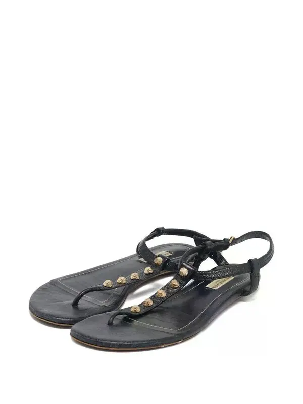 Balenciaga Leather Studded Sandals