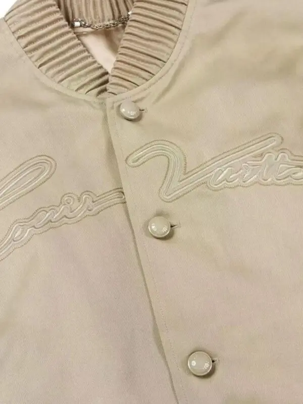 LOUIS VUITTON Embroidered-logo Bomber Jacket