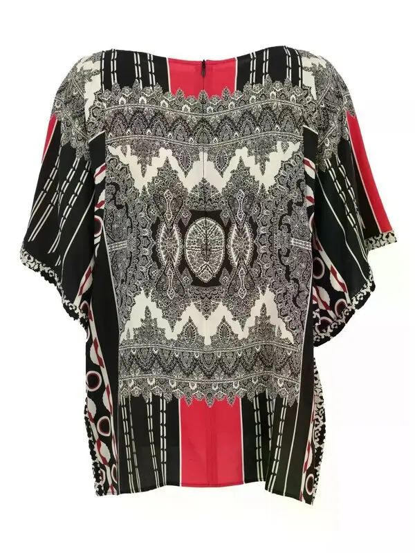 Etro Patchwork Silk Blouse