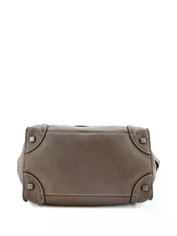 Celine Luggage Bag Grainy Leather Mini Tote