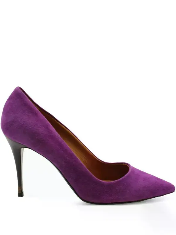 Fendi Pointed-toe Suede Pumps