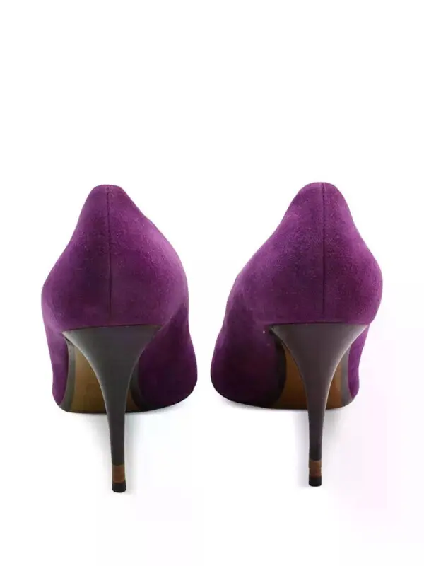 Fendi Pointed-toe Suede Pumps