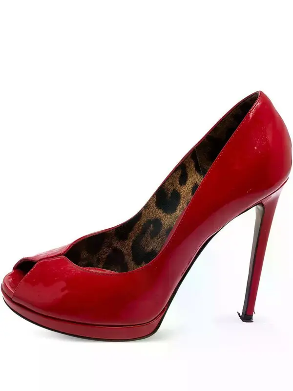 Dolce & Gabbana 110mm Patent Peep-toe Heels