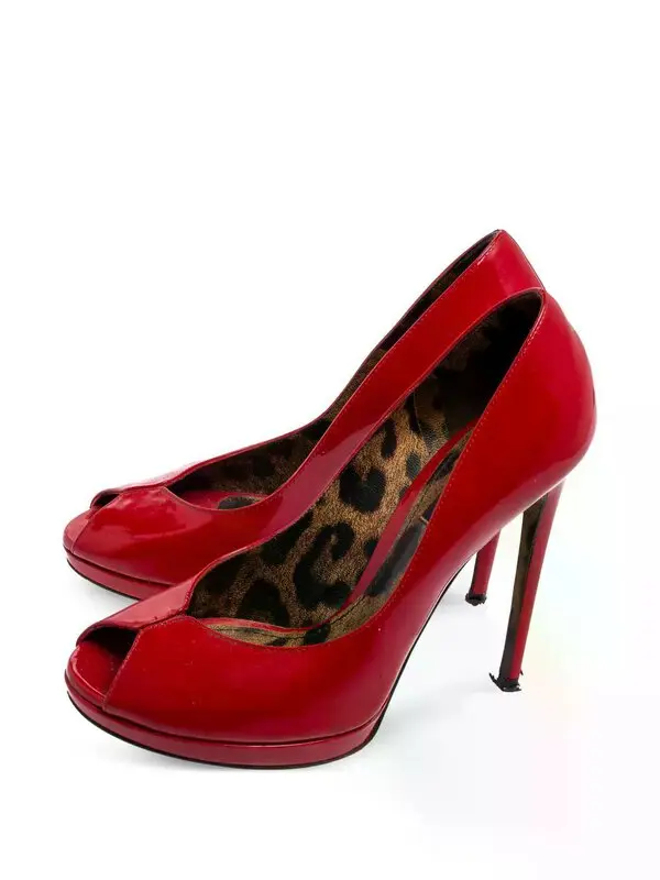 Dolce & Gabbana 110mm Patent Peep-toe Heels