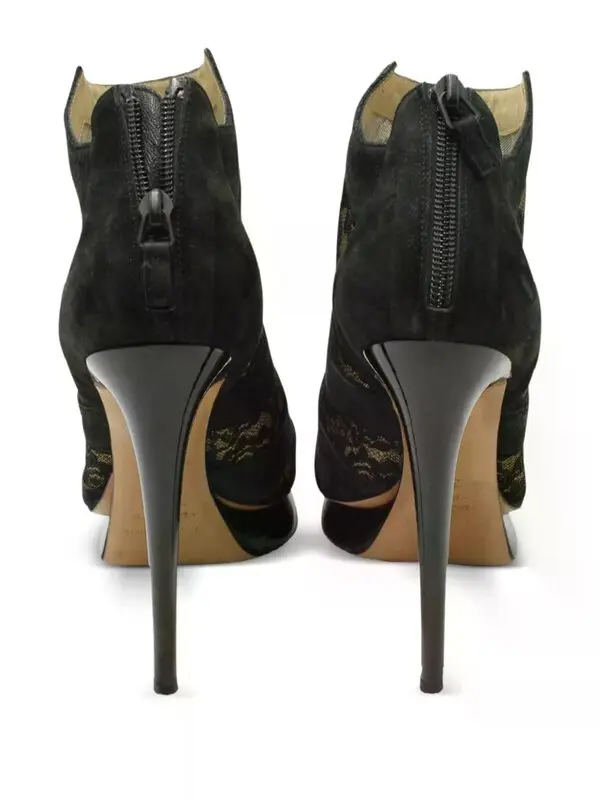 NICHOLAS KIRKWOOD Lace-panel Platform Boots