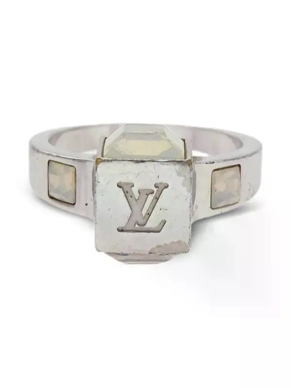 LOUIS VUITTON 2012 Gamble Ring - Silver