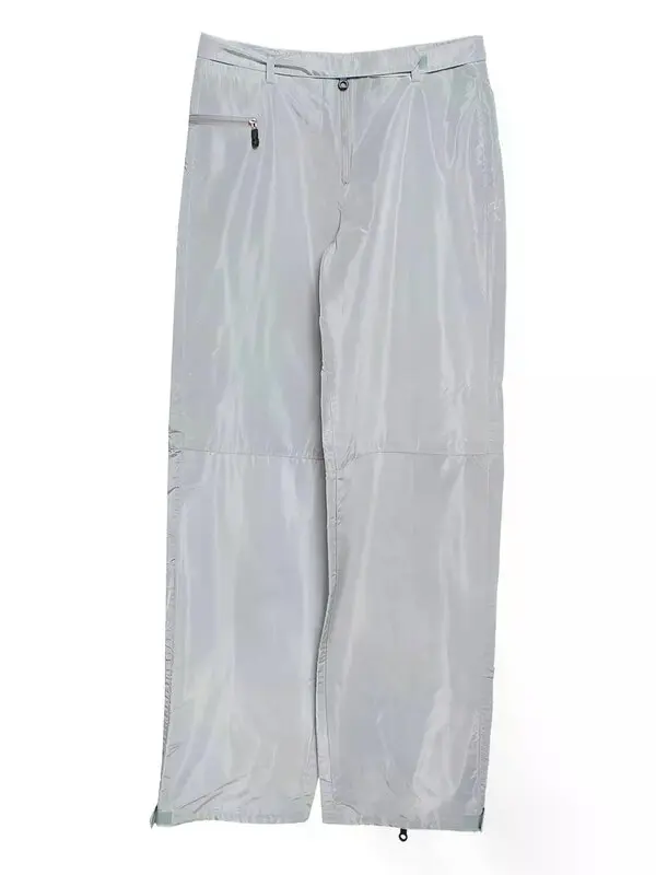 Emporio Armani Zip-pocket Straight-leg Pants
