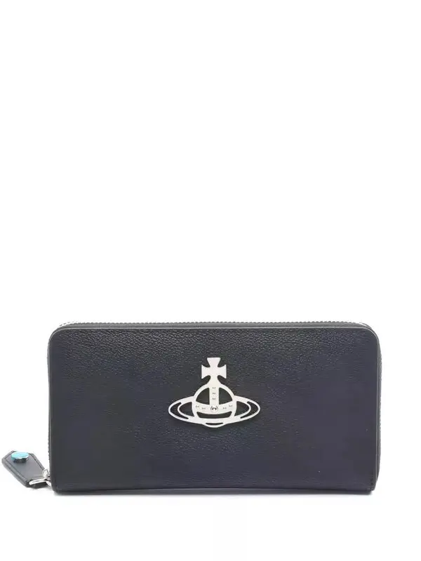 VIVIENNE WESTWOOD Annie Zip-around Wallet - Black