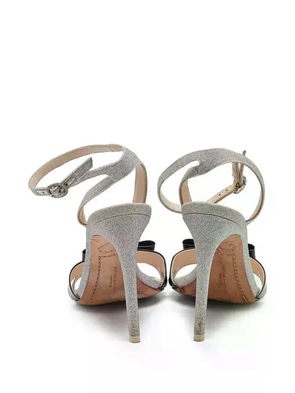 SOPHIA WEBSTER 105mm Glitter-embellished Sandals
