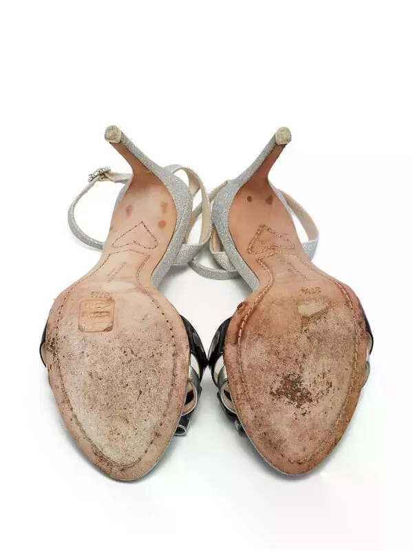SOPHIA WEBSTER 105mm Glitter-embellished Sandals