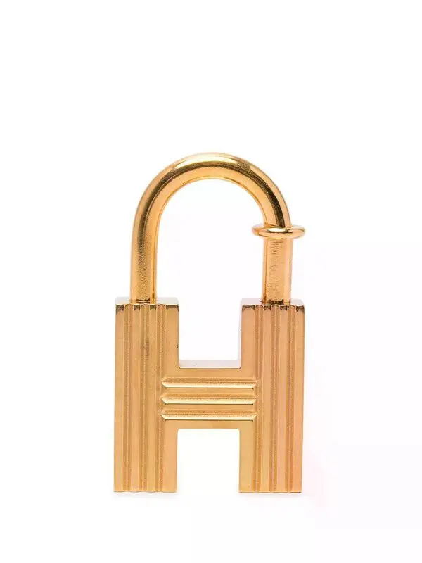 Hermès 2000 H Padlock Charm - Gold