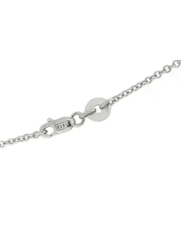 NANIS 18k White Gold Diamond Necklace
