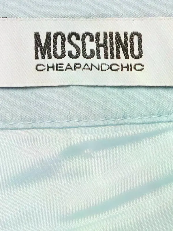 Moschino Silk A-line Skirt