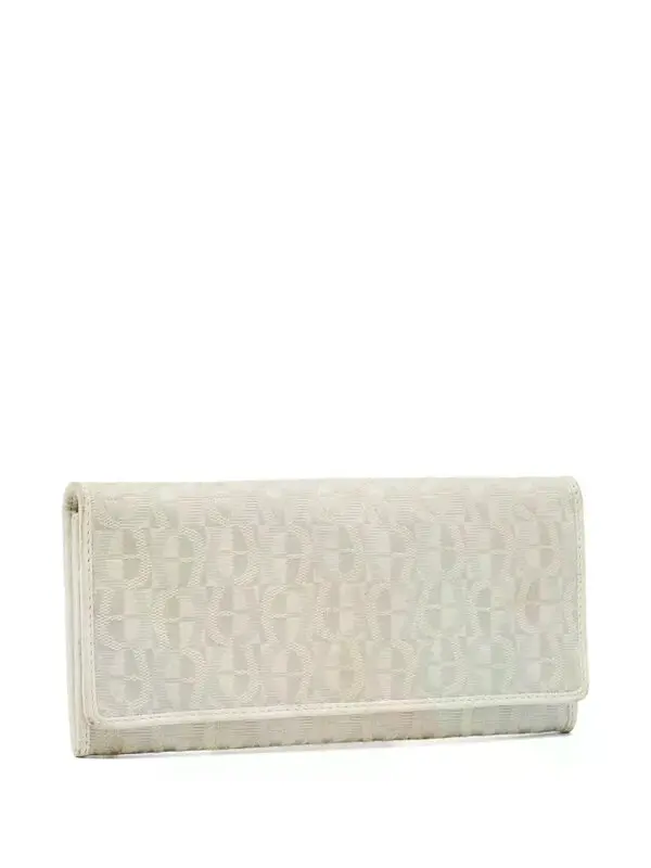 AIGNER Pre-owned Monogram-pattern Wallet